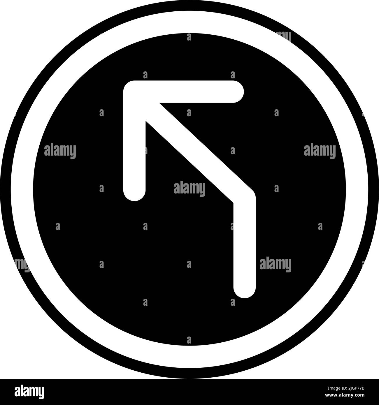 Arrows top left icon Stock Vector Image & Art - Alamy