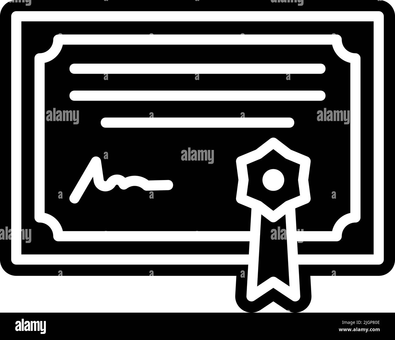 Auction certificate icon Stock Vector Image & Art - Alamy