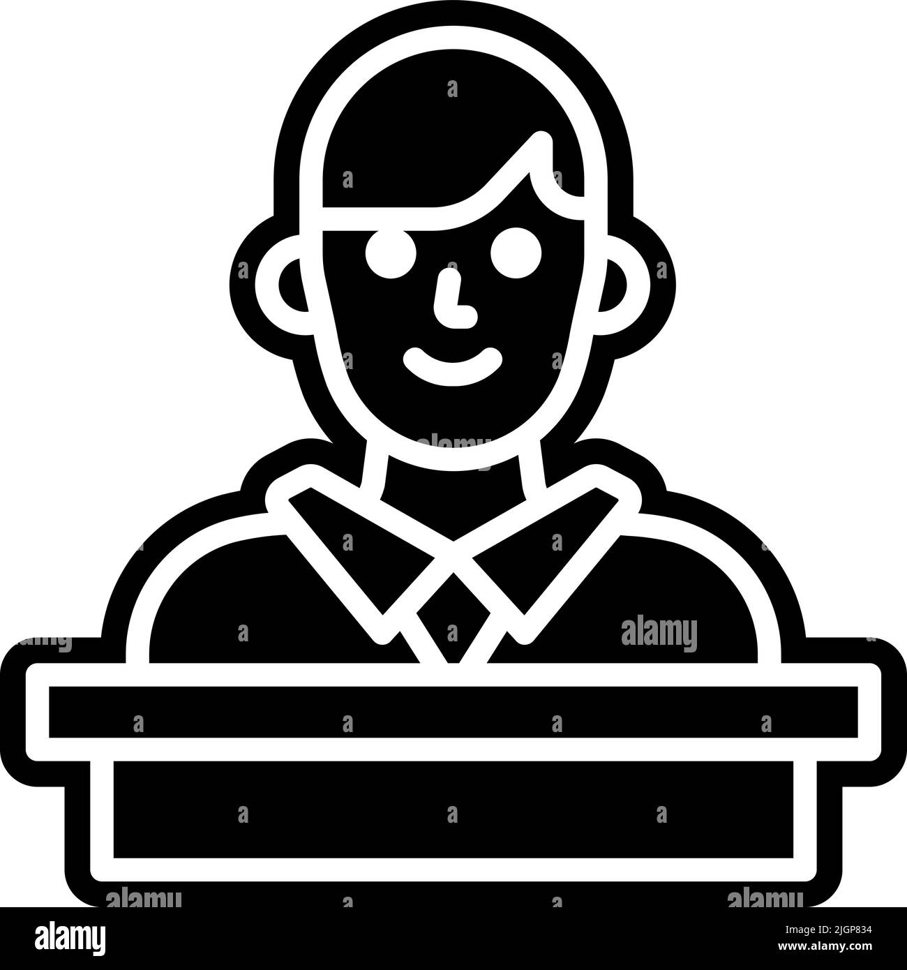 Auction host icon Stock Vector Image & Art - Alamy