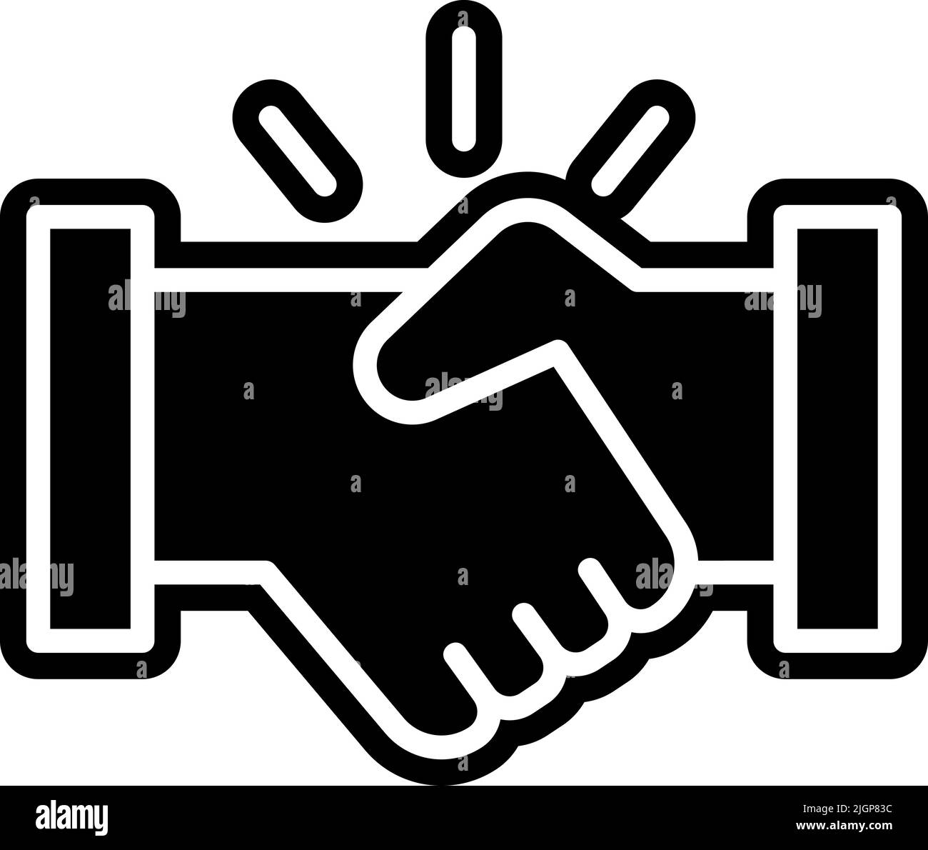 Auction handshake icon Stock Vector Image & Art - Alamy