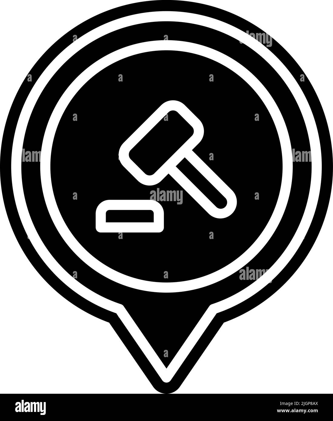 Auction icon Stock Vector Image & Art - Alamy