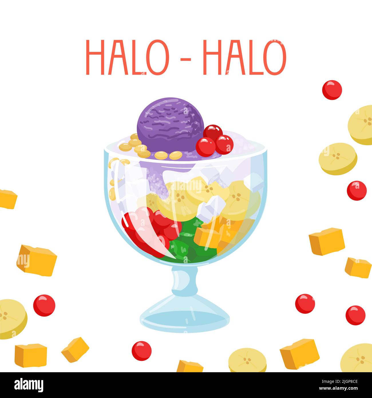 Halo Halo Drawing