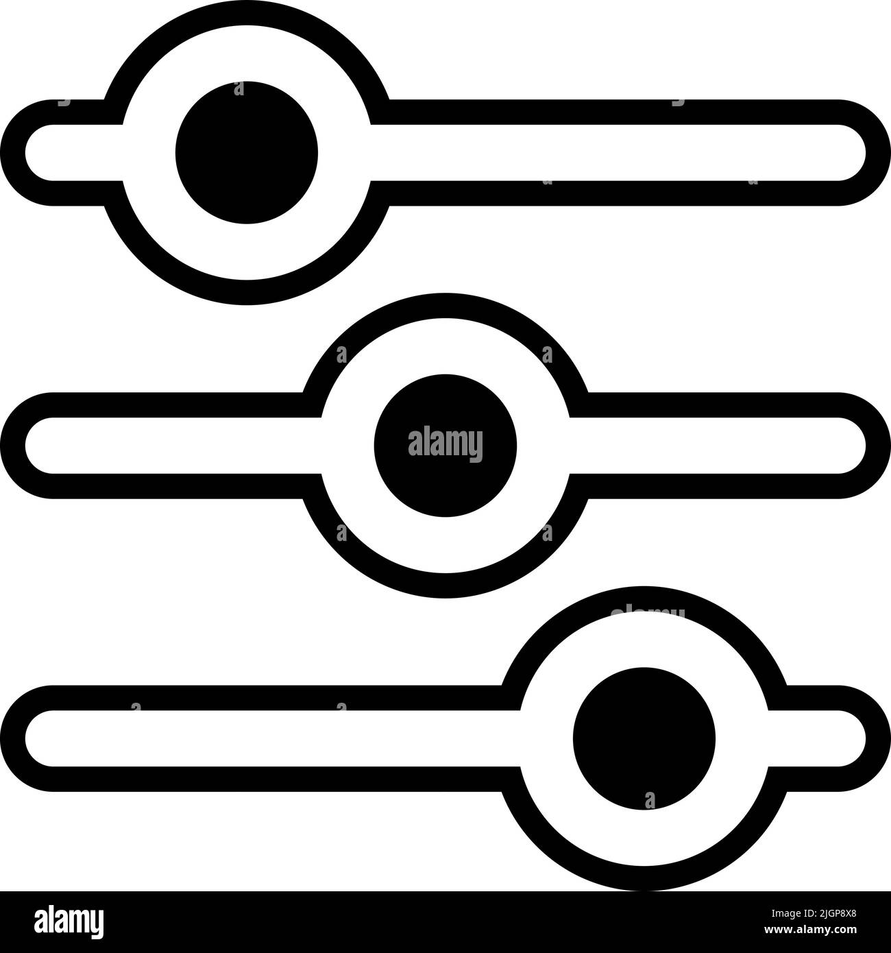 Basic ui adjust icon Stock Vector Image & Art - Alamy