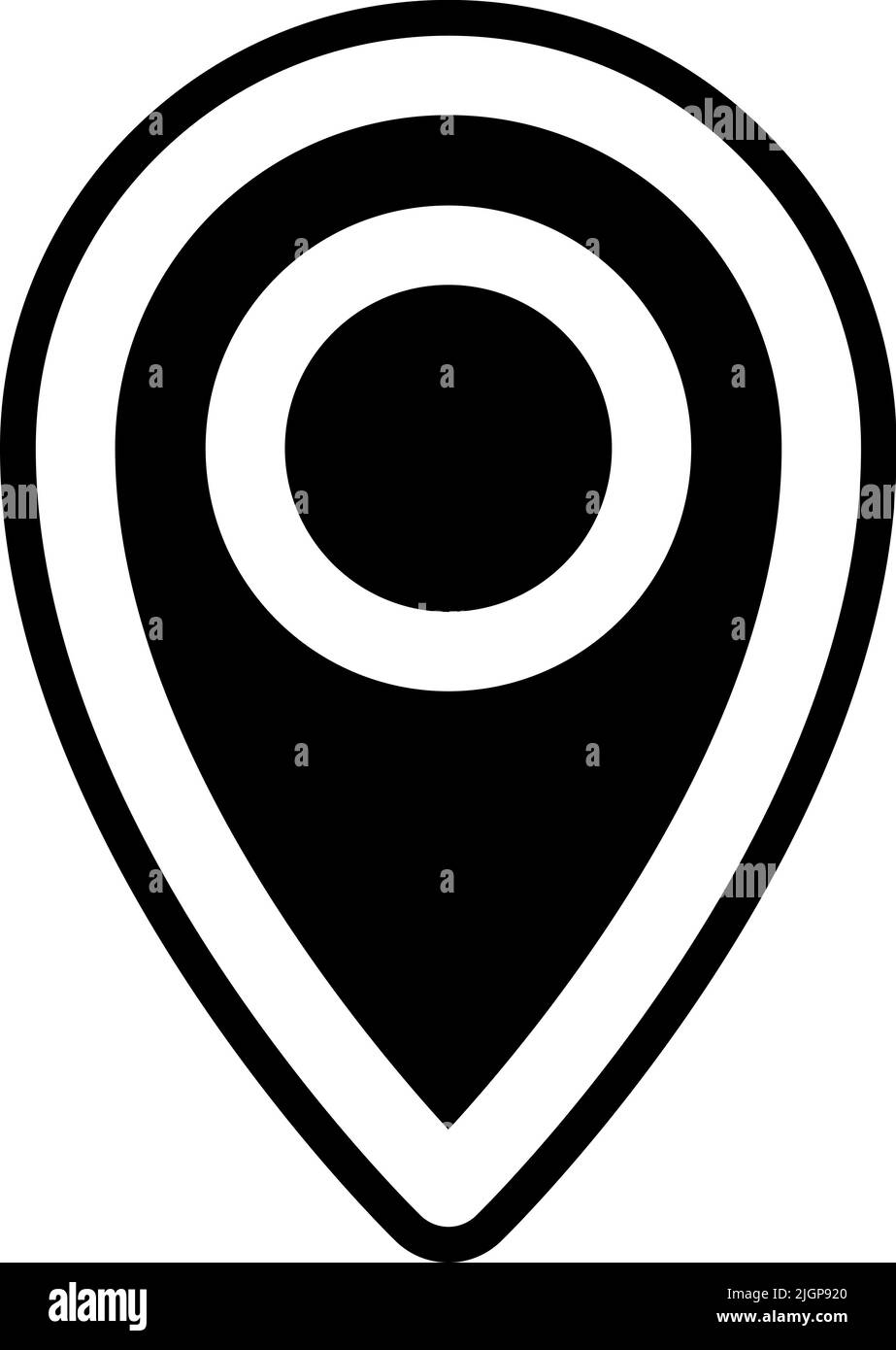 Basic ui pin icon Stock Vector Image & Art - Alamy