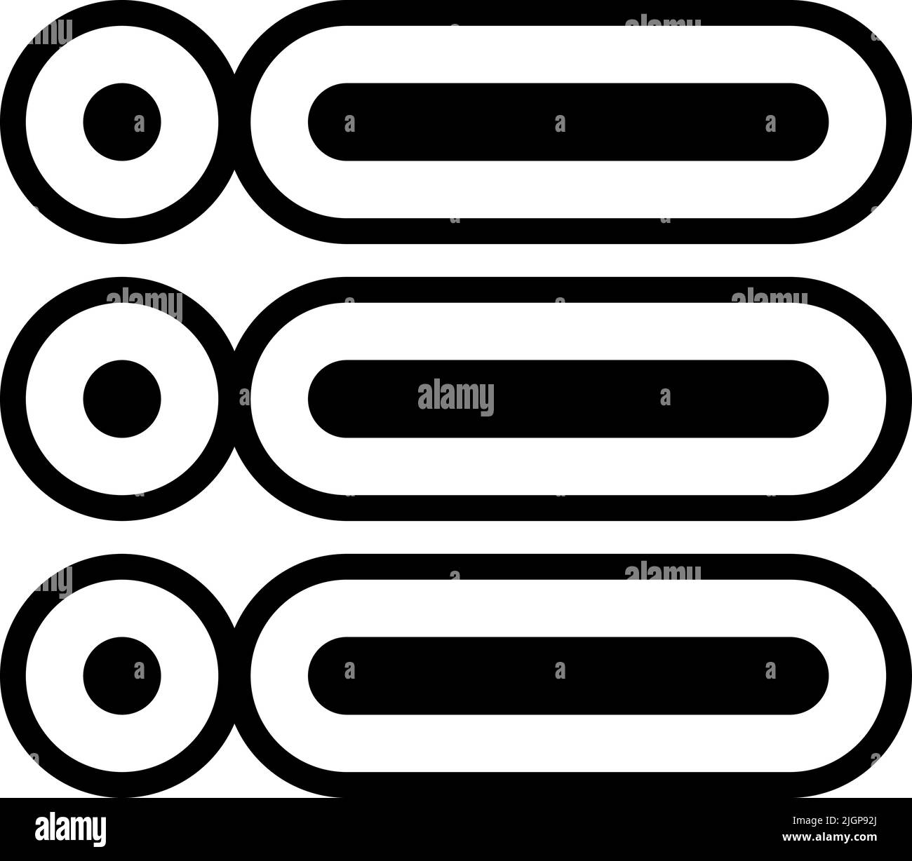 Basic ui list icon Stock Vector Image & Art - Alamy