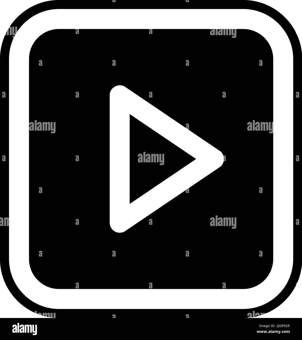 Basic ui play icon Stock Vector Image & Art - Alamy