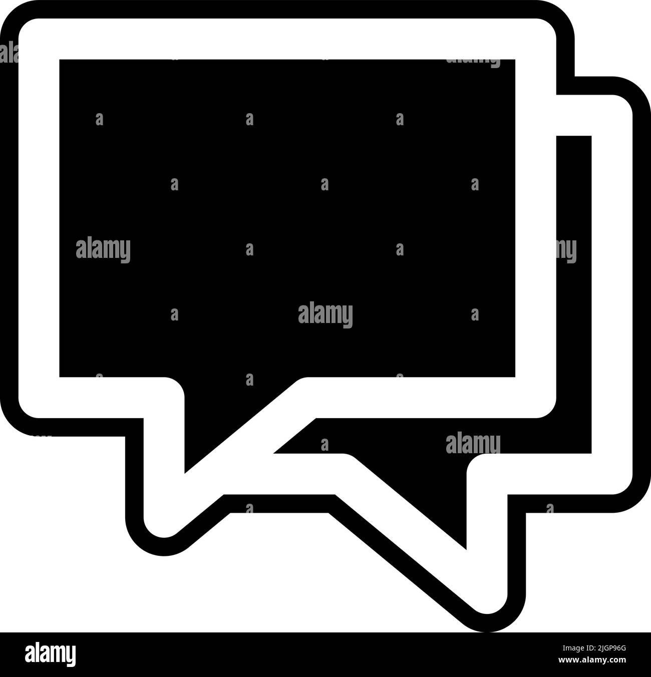 Basic ui chat icon Stock Vector Image & Art - Alamy