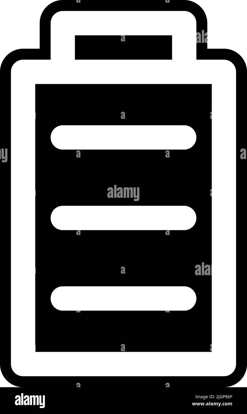 Basic ui battery icon Stock Vector Image & Art - Alamy