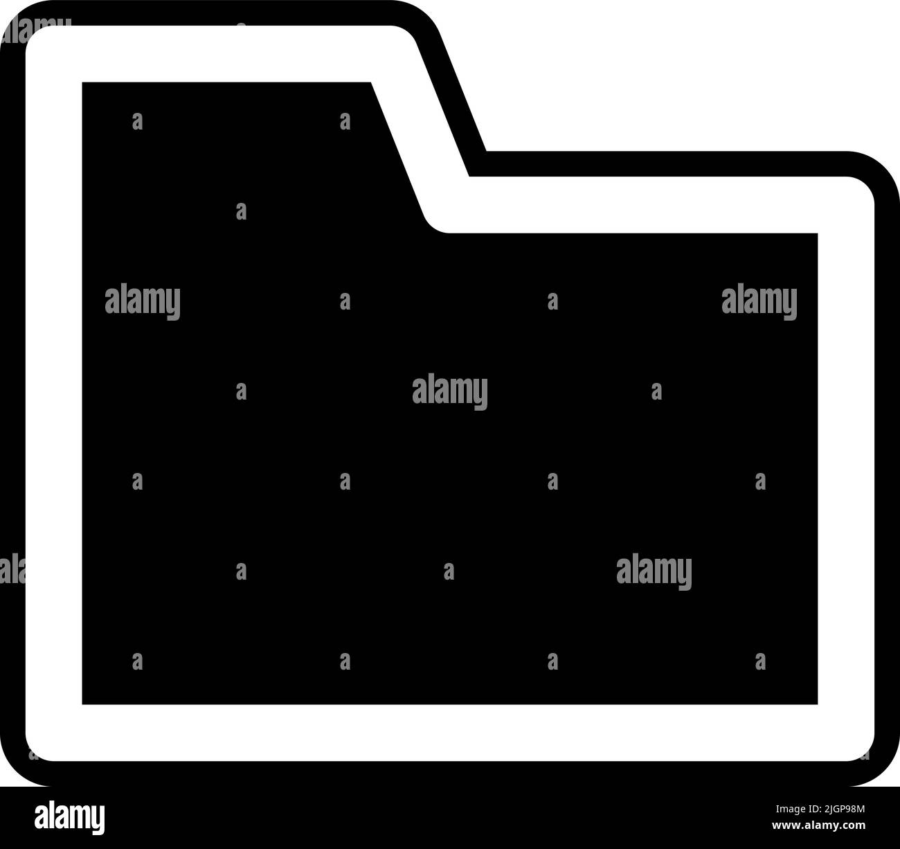 Basic ui folder icon Stock Vector Image & Art - Alamy