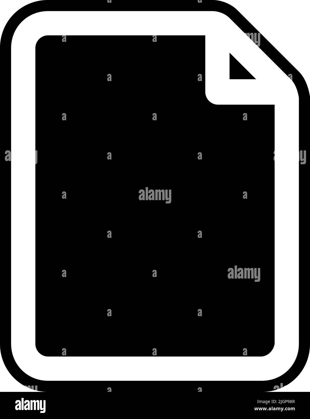 Basic ui paper icon Stock Vector Image & Art - Alamy