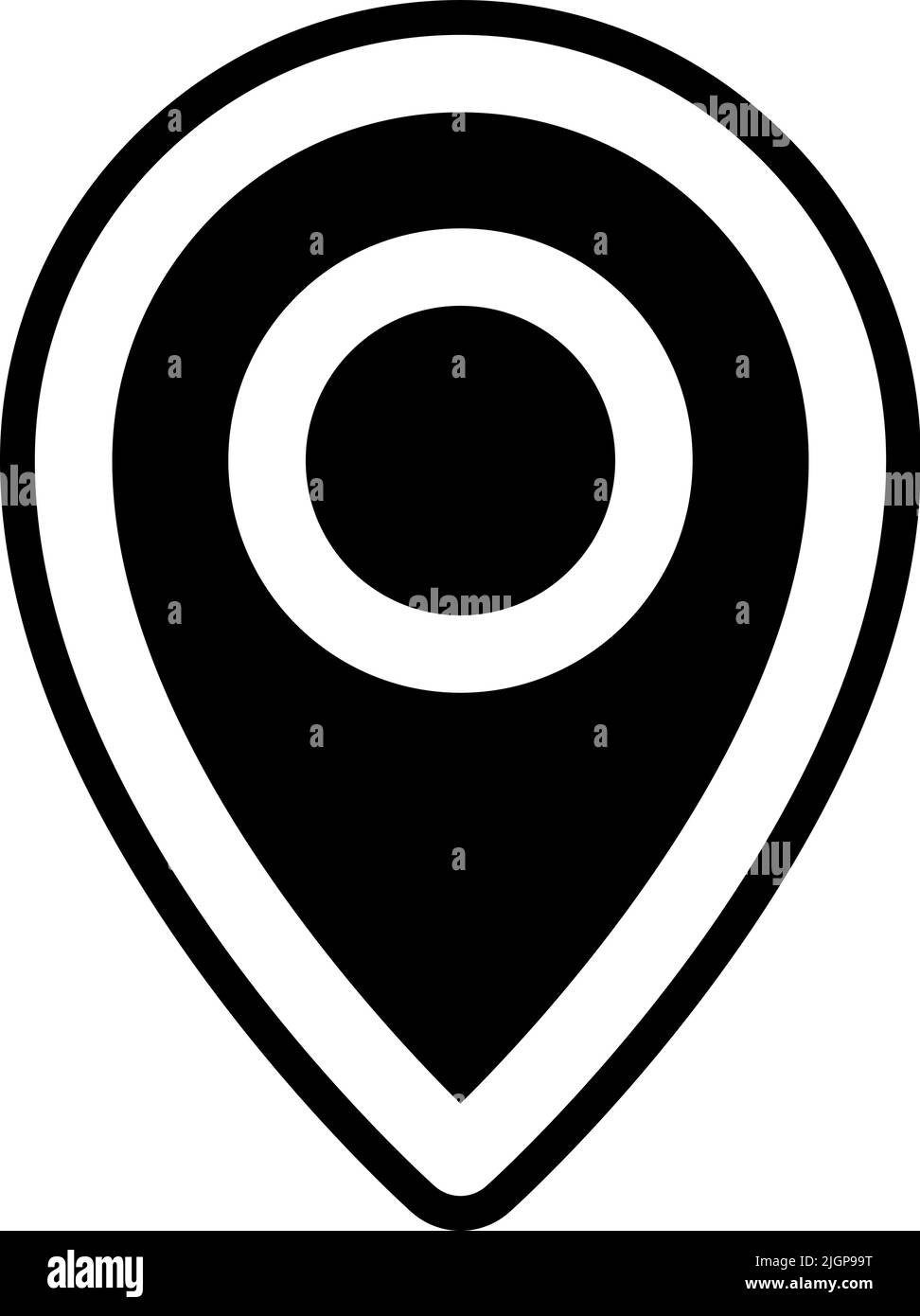 Basic ui location icon Stock Vector Image & Art - Alamy