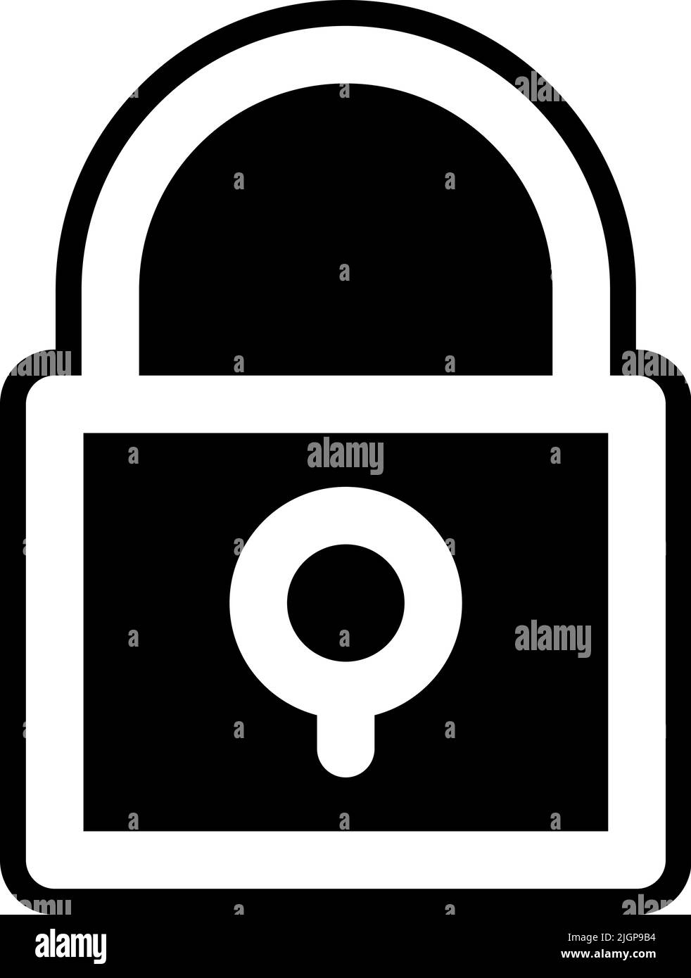 Basic ui lock icon Stock Vector Image & Art - Alamy