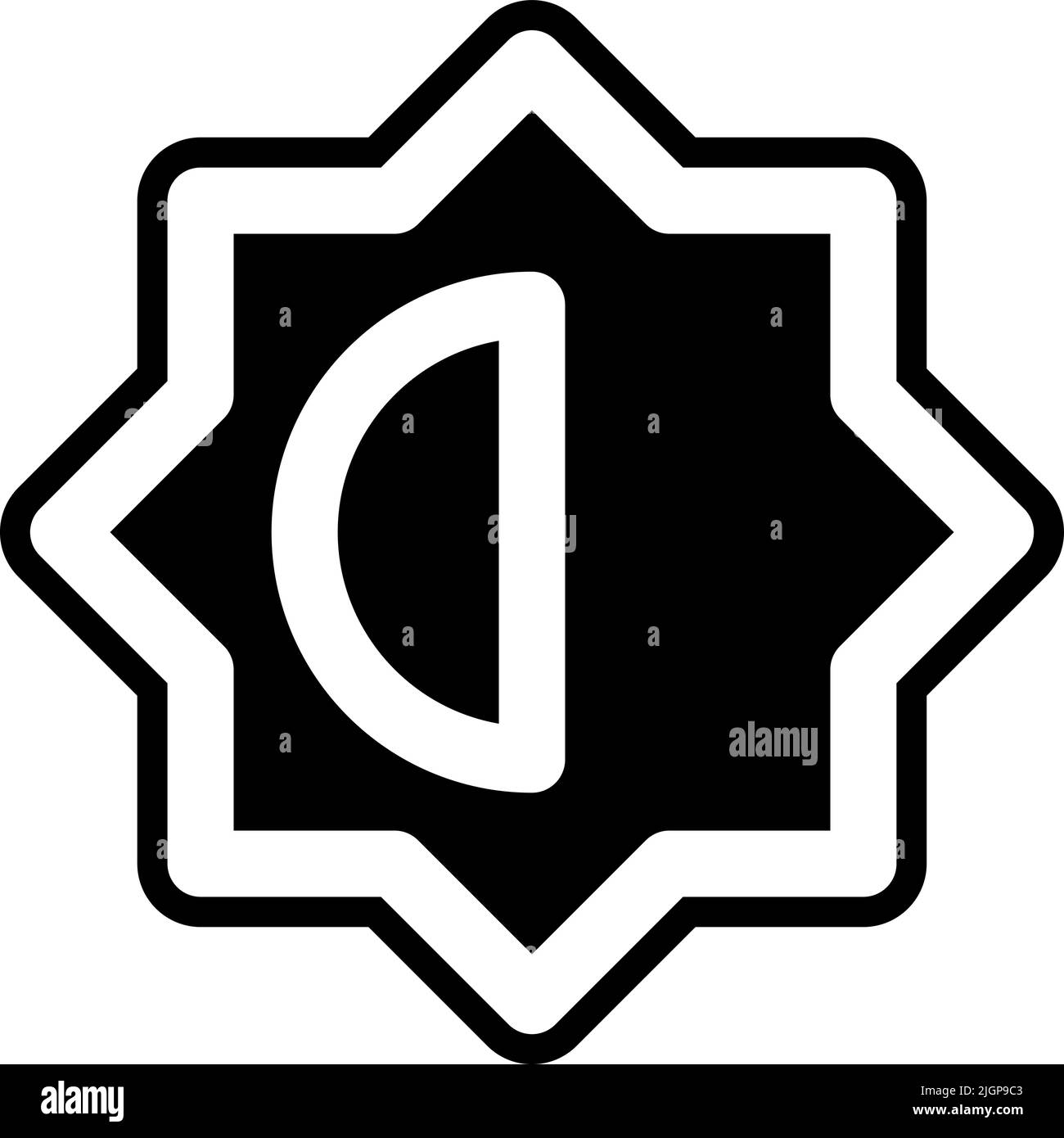 Basic ui brightness icon Stock Vector Image & Art - Alamy