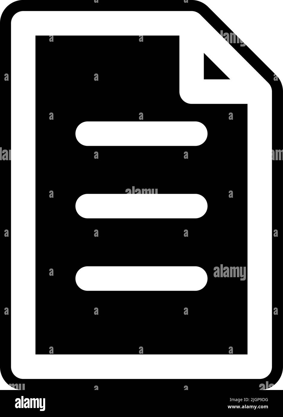 Basic ui paper icon Stock Vector Image & Art - Alamy