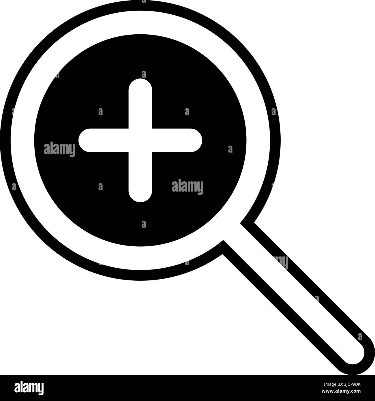 Basic ui zoom in icon Stock Vector Image & Art - Alamy