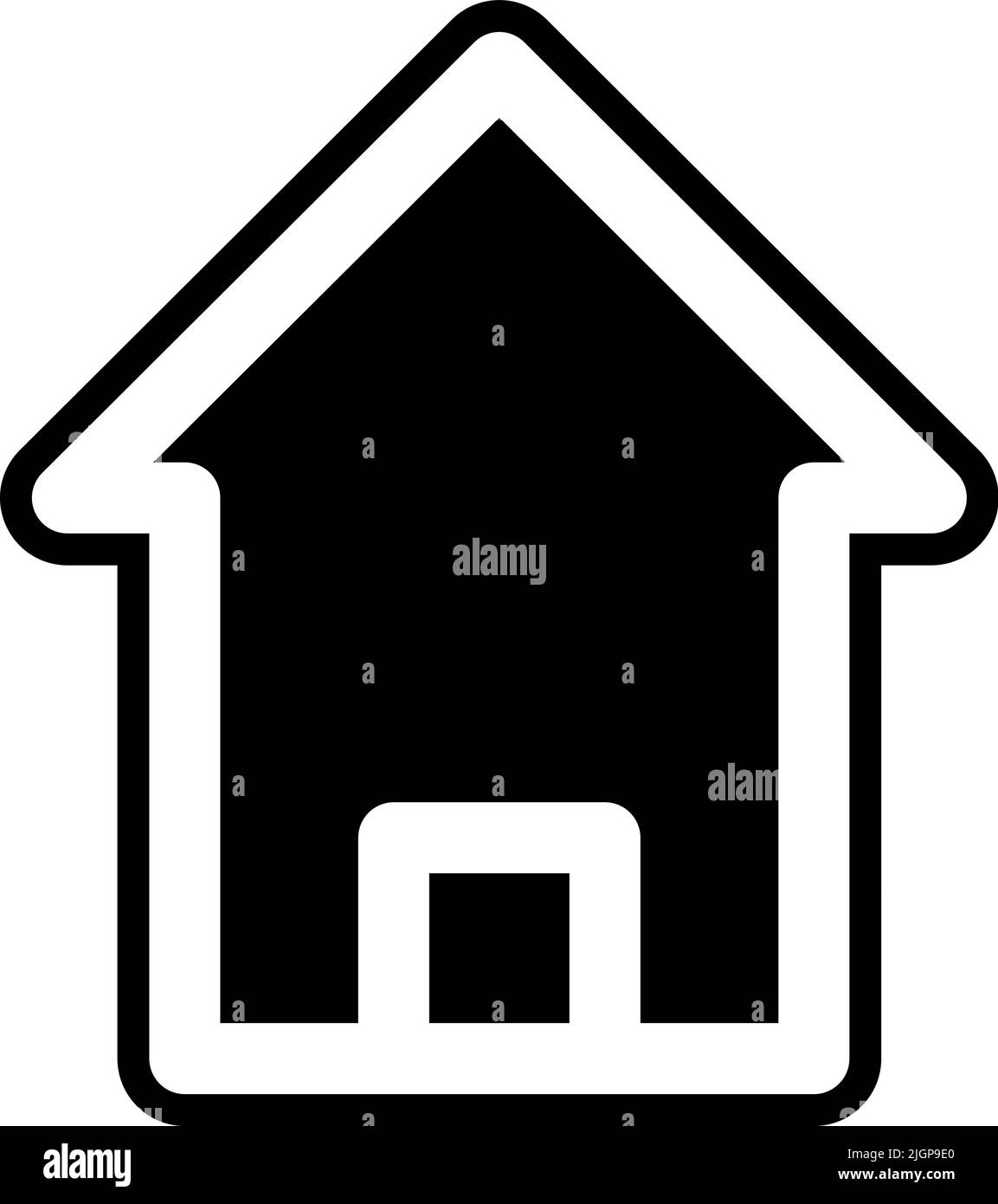 Basic ui home icon Stock Vector Image & Art - Alamy