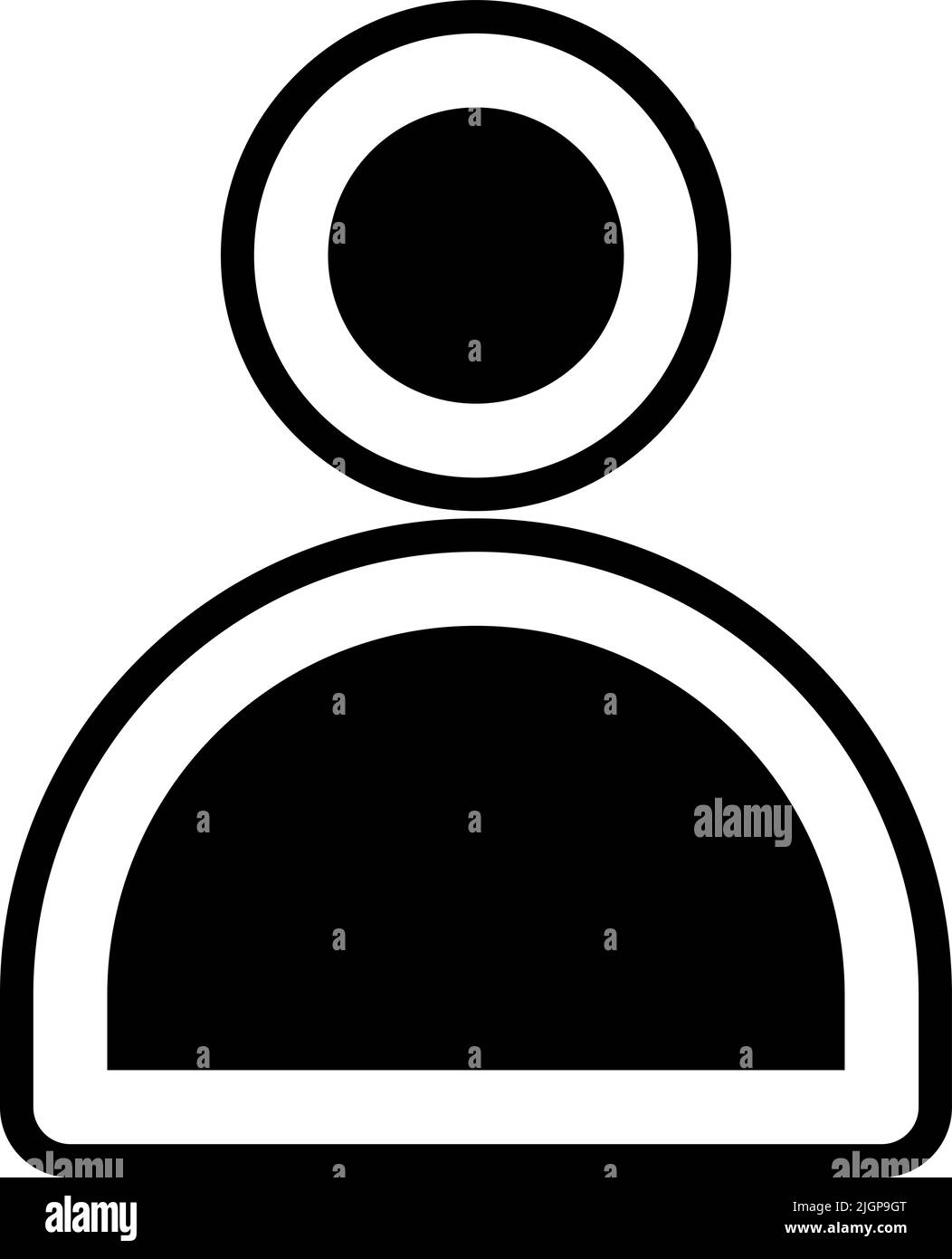 Basic ui user icon Stock Vector Image & Art - Alamy