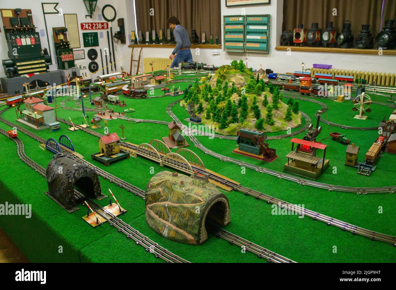 The permanent exhibition Railway toys from 1920-1960 in the Museum of ...