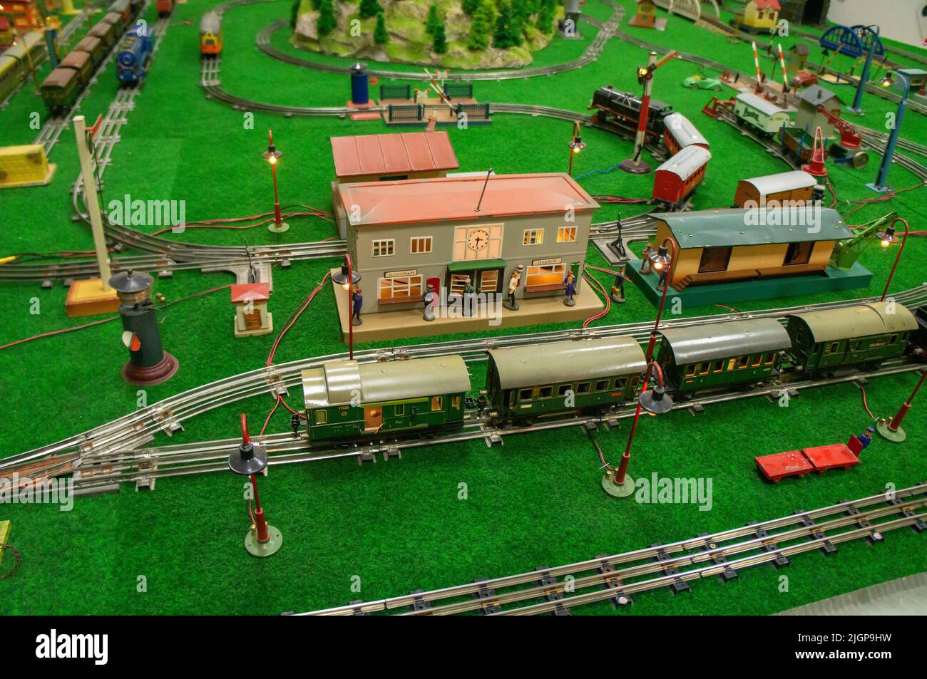 The permanent exhibition Railway toys from 1920-1960 in the Museum of ...