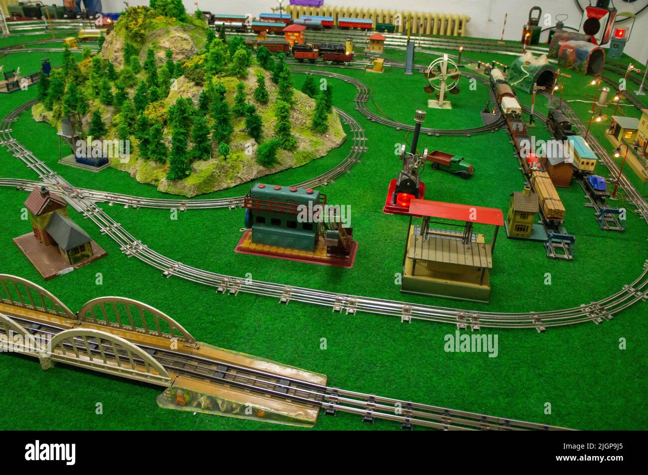 The permanent exhibition Railway toys from 1920-1960 in the Museum of ...