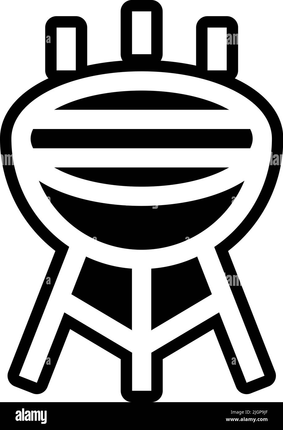 Camping and adventure barbecue icon Stock Vector Image & Art - Alamy