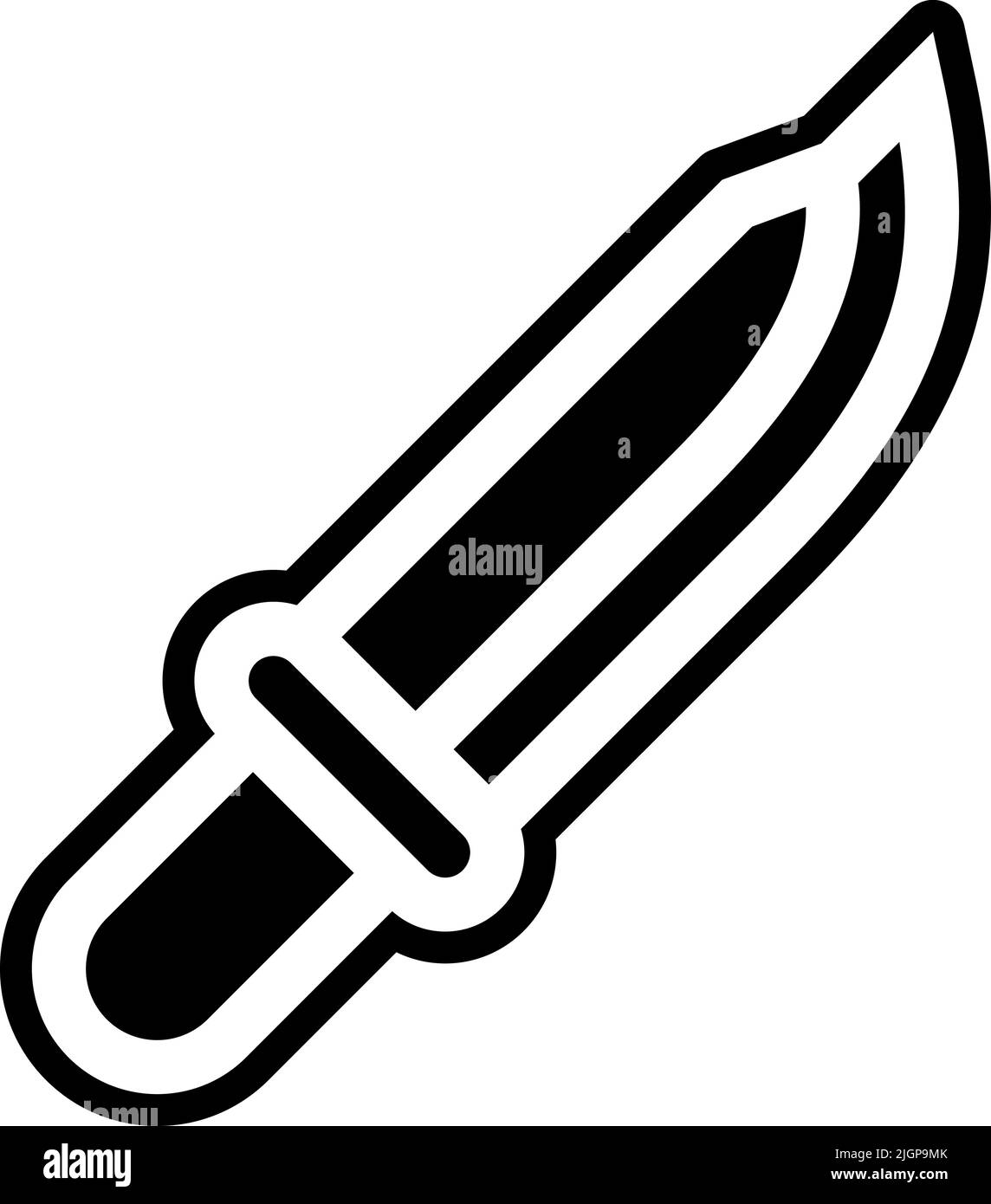 Camp knife icon simple Stock Vector Images - Alamy