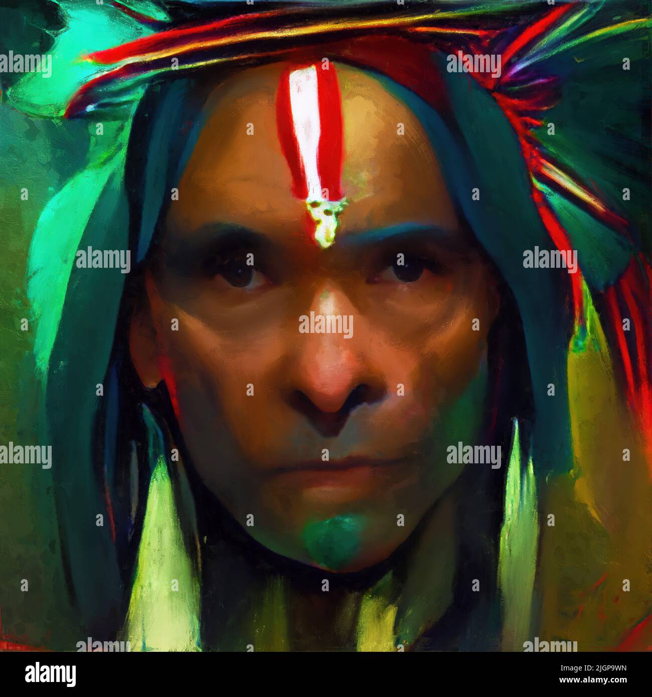 Native american indian chief hi-res stock photography and images - Alamy