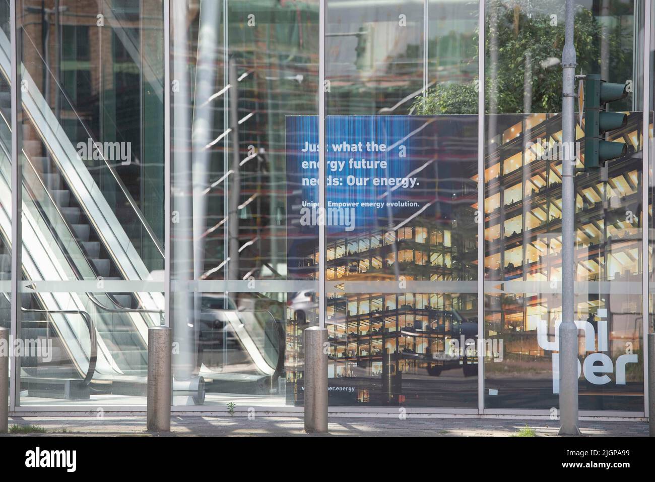 The corporate headquarters of Uniper SE in Duesseldorf, the largest gas ...