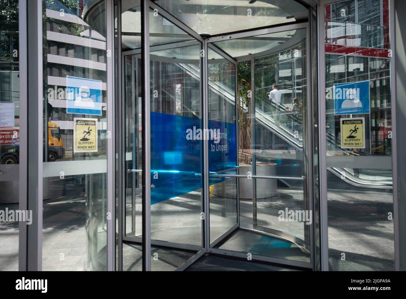 The corporate headquarters of Uniper SE in Duesseldorf, the largest gas ...