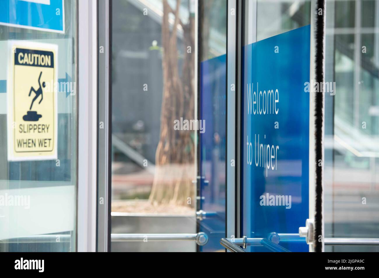 The corporate headquarters of Uniper SE in Duesseldorf, the largest gas ...