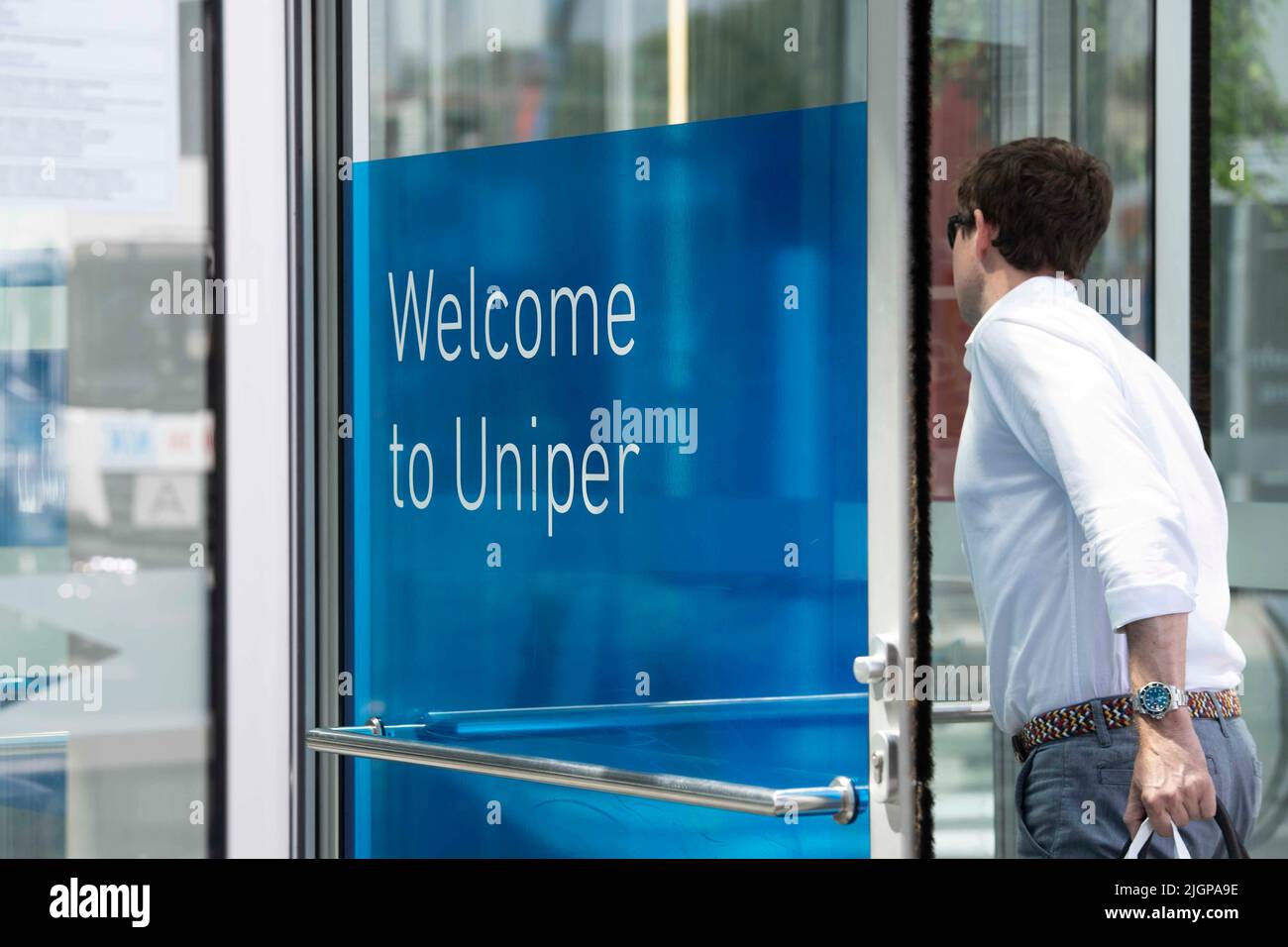 The corporate headquarters of Uniper SE in Duesseldorf, the largest gas ...