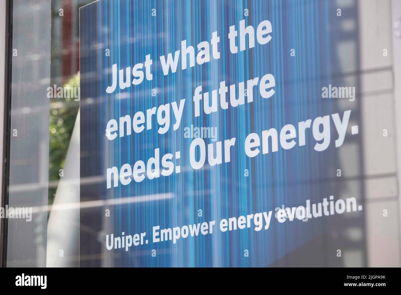 The corporate headquarters of Uniper SE in Duesseldorf, the largest gas ...