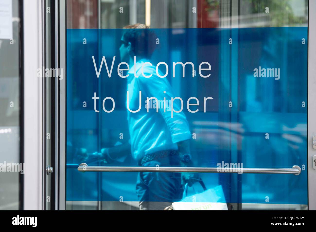 The corporate headquarters of Uniper SE in Duesseldorf, the largest gas ...