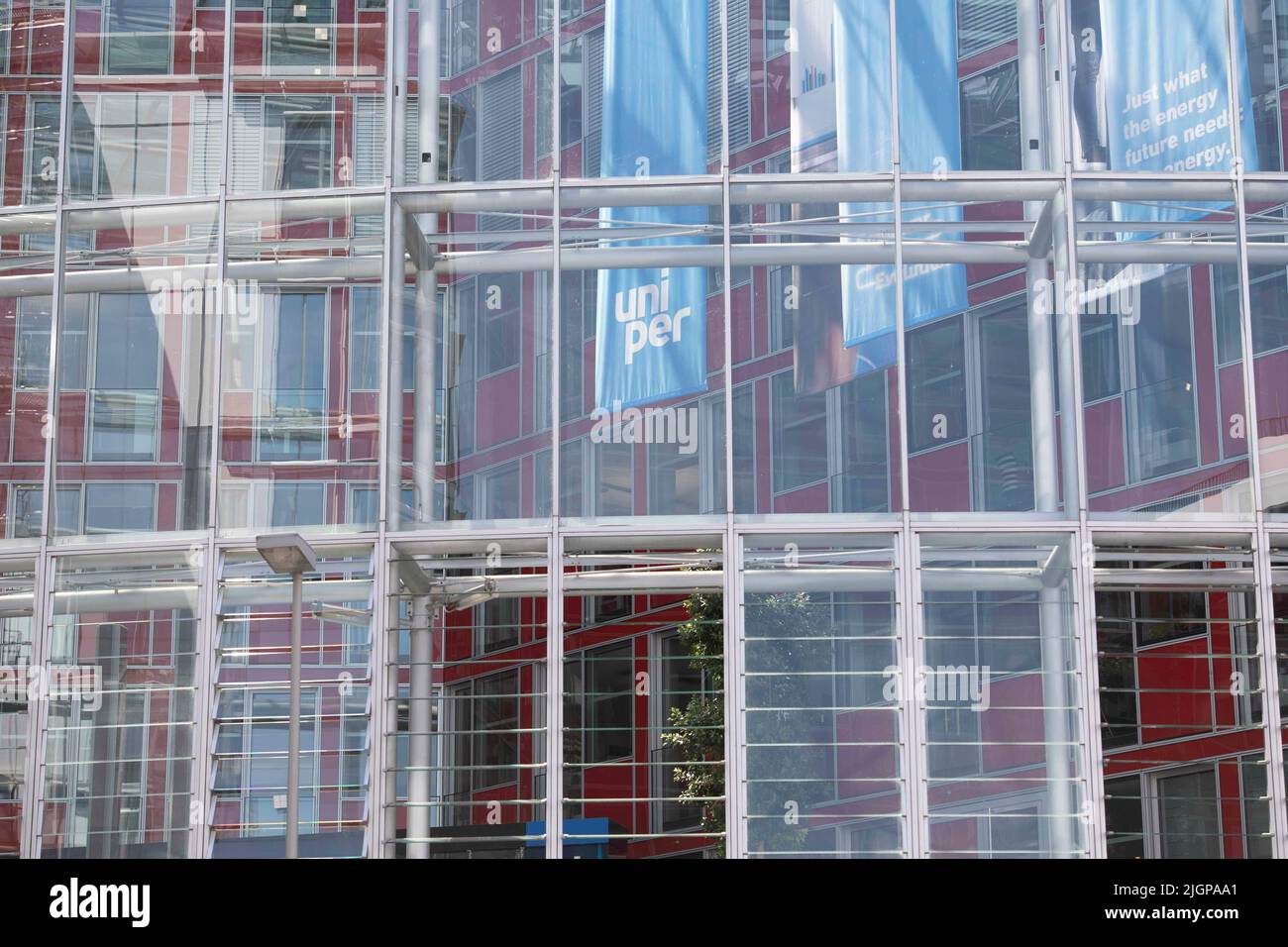 The corporate headquarters of Uniper SE in Duesseldorf, the largest gas ...
