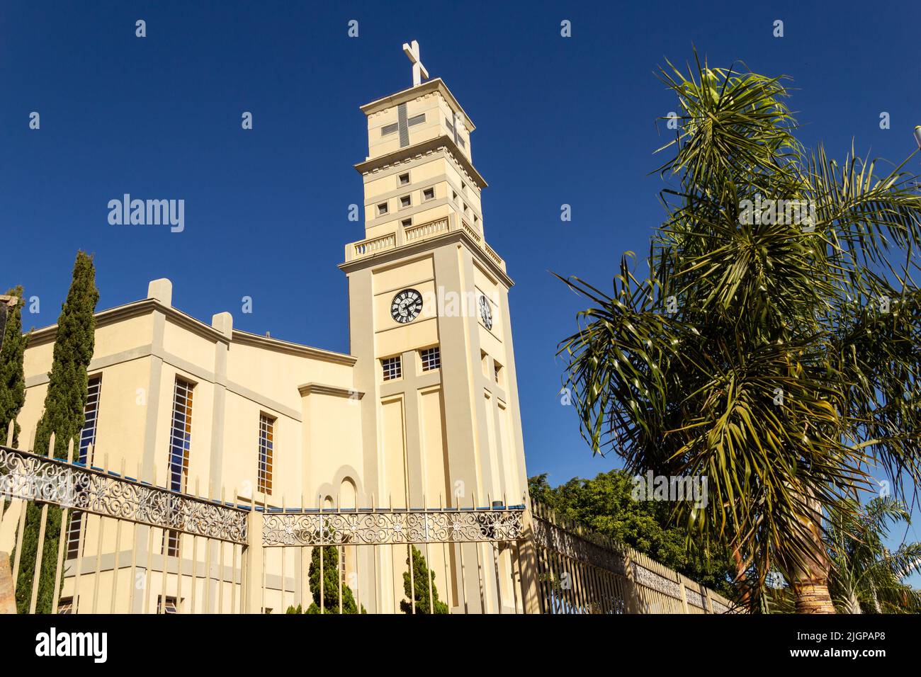 Anápolis, Goiás, Brazil – July 10, 2022: The side view of the Bom Jesus ...