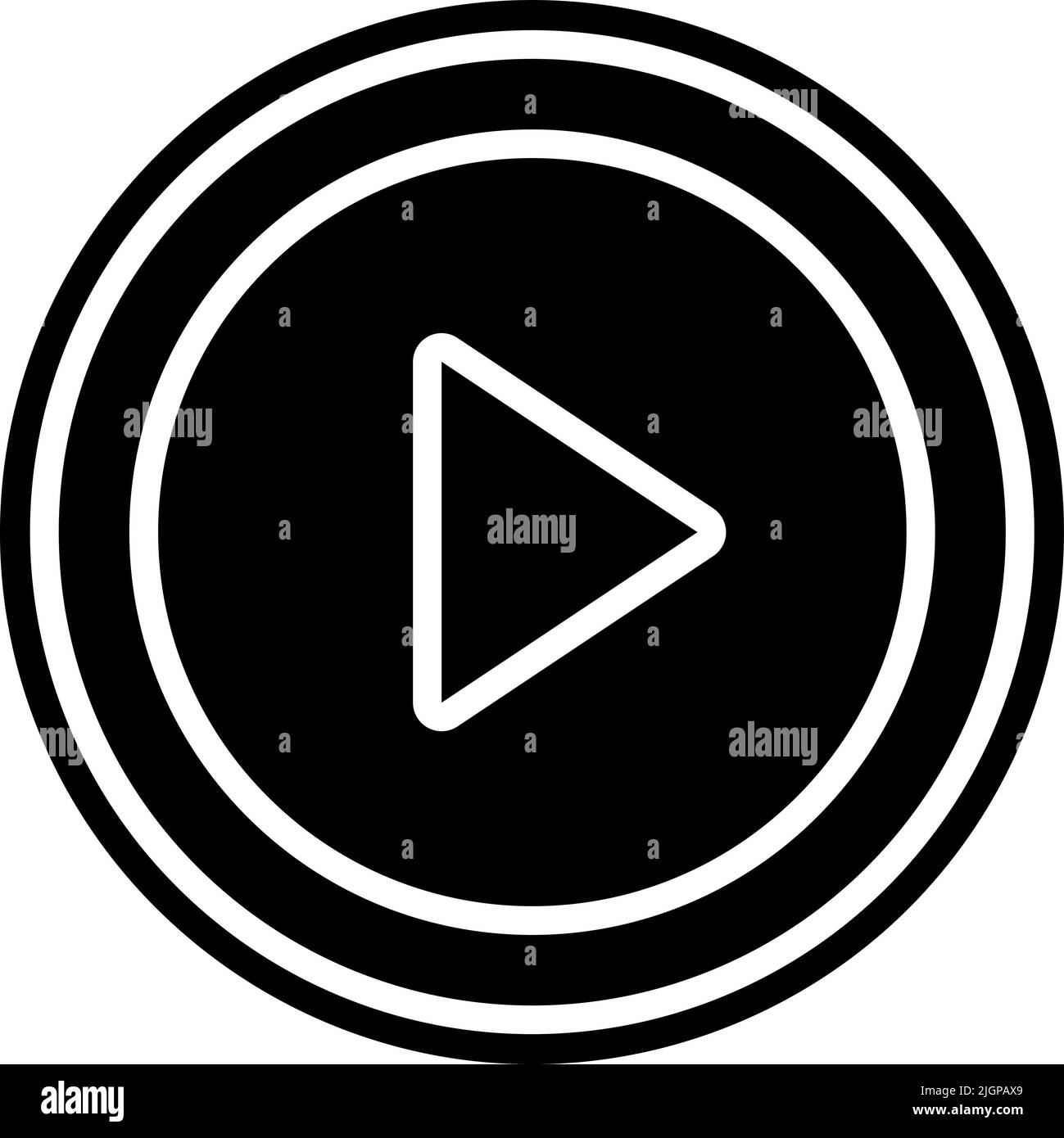 Cinema play button icon Stock Vector Image & Art - Alamy