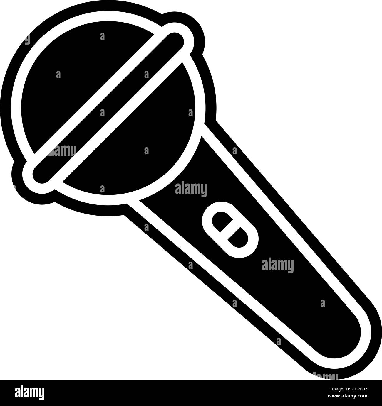 Comedy show stage microphone Cut Out Stock Images & Pictures - Alamy