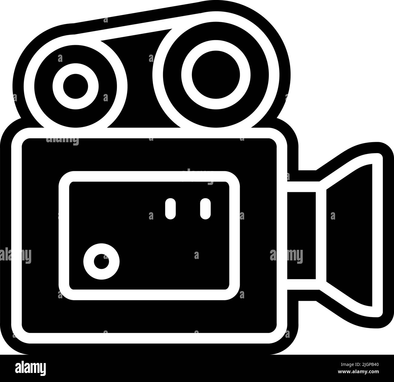 Cinema video camera icon Stock Vector Image & Art - Alamy