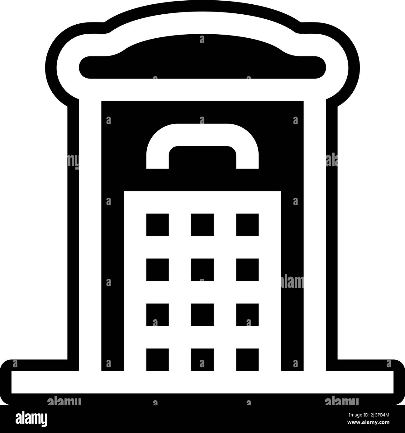 City phone booth icon Stock Vector Image & Art - Alamy