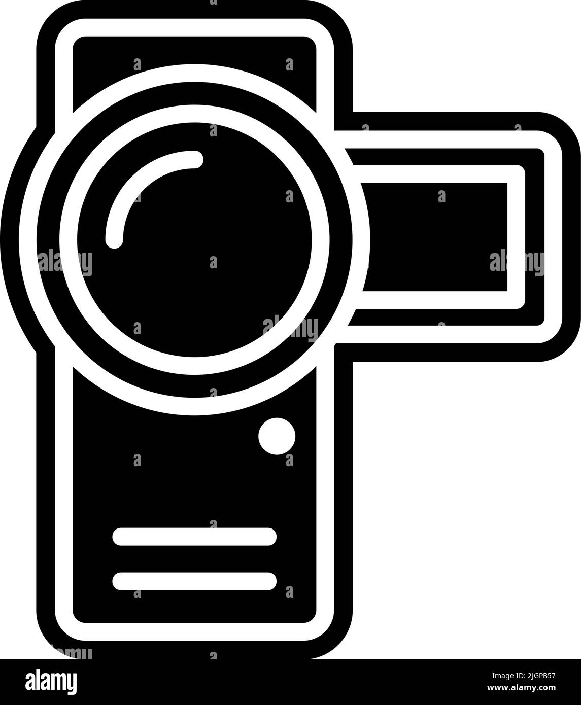 Movie cinema icon cinematography Black and White Stock Photos & Images ...