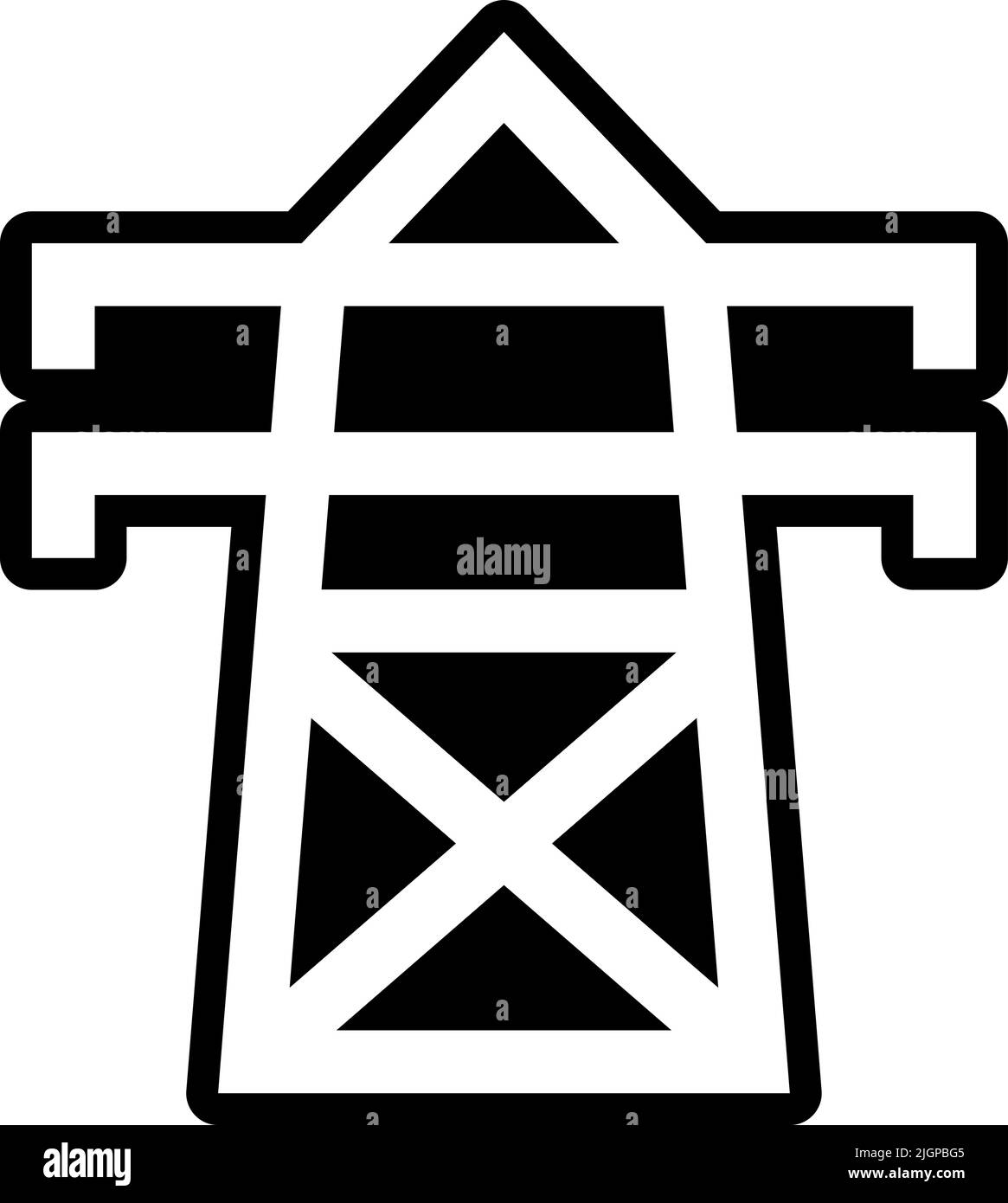 Production tower Black and White Stock Photos & Images - Alamy