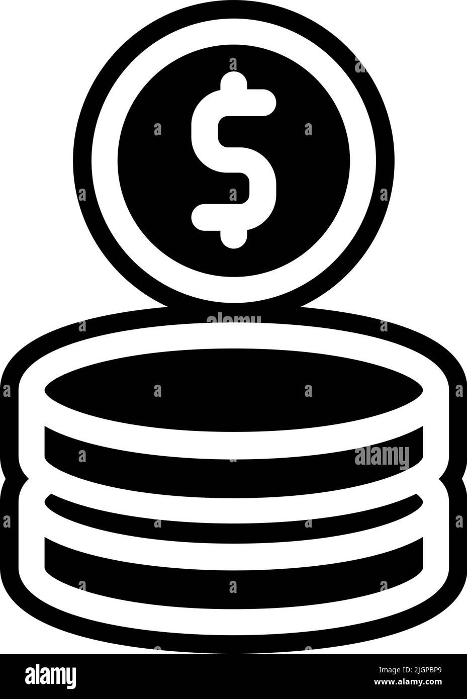 Corruption coin icon Stock Vector Image & Art - Alamy