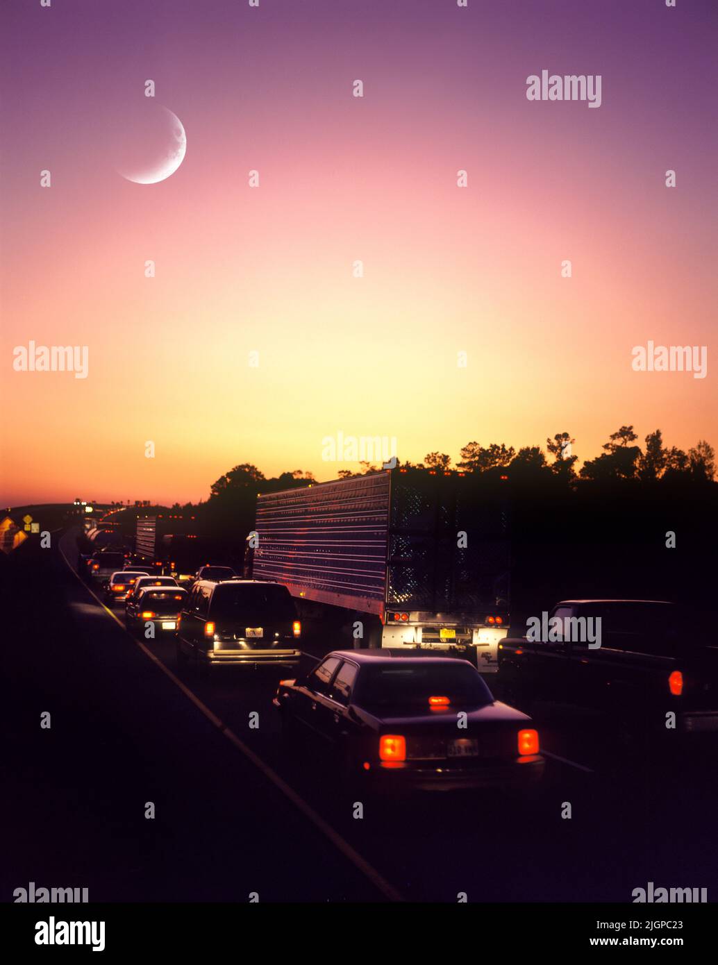 1990s traffic jam hi-res stock photography and images - Alamy