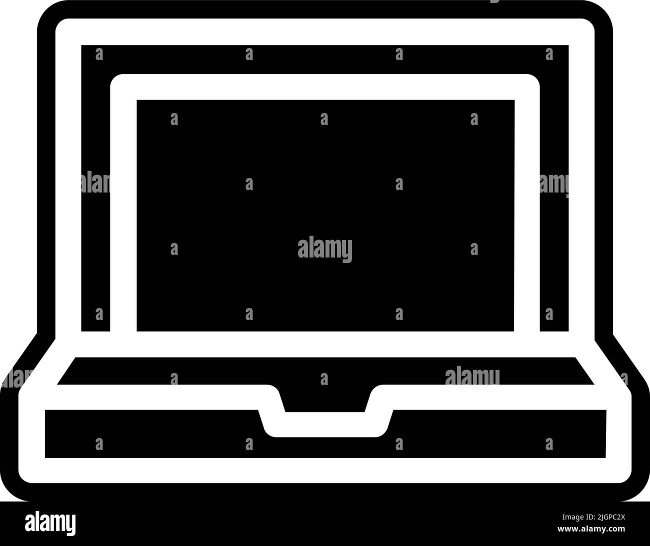 Corruption laptop icon Stock Vector Image & Art - Alamy