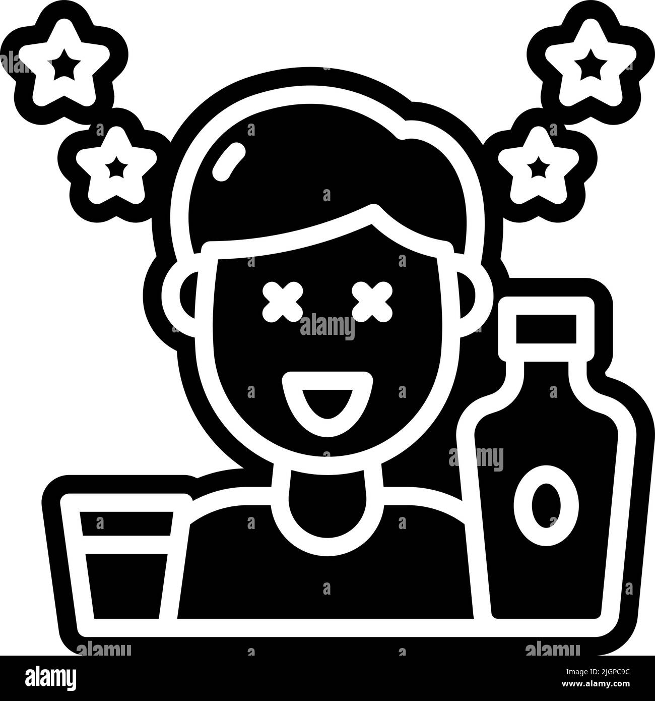 Diseases alcoholism icon Stock Vector Image & Art - Alamy