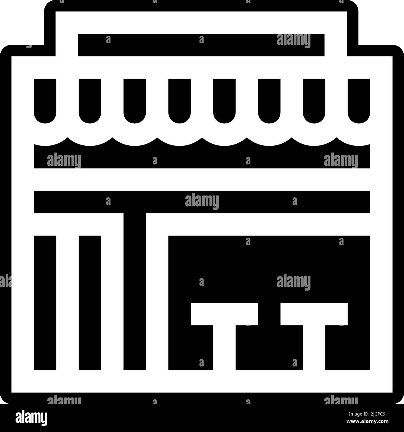 Restaurant shop sign Black and White Stock Photos & Images - Alamy