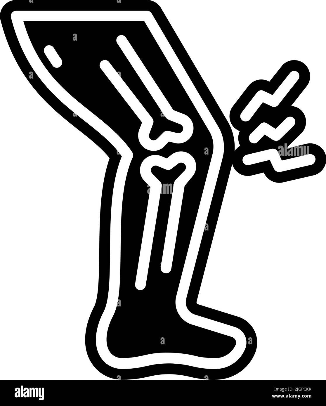 Arthritis hand leg rheumatoid Stock Vector Images - Alamy