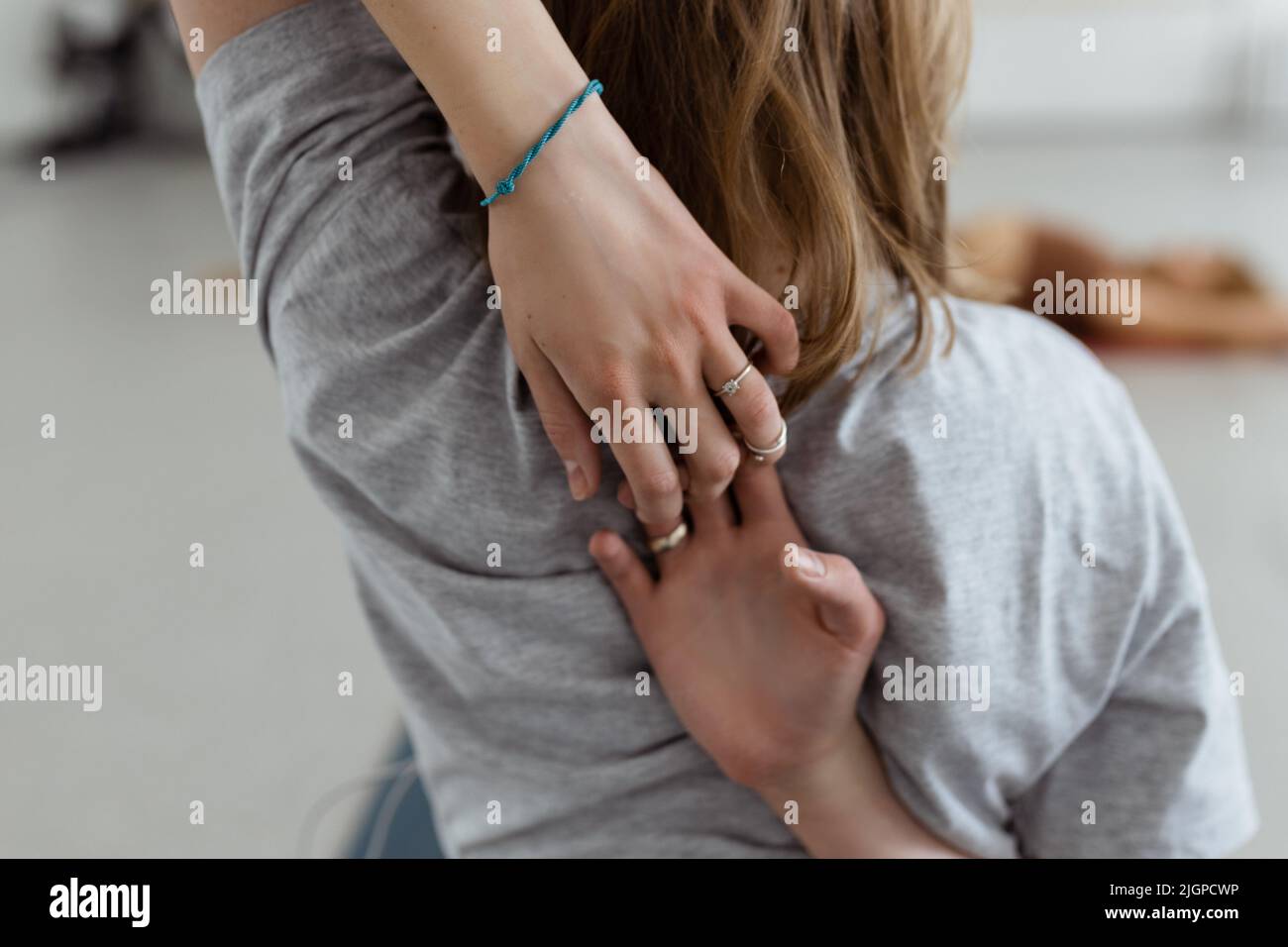 Interlocking hands hi-res stock photography and images - Alamy