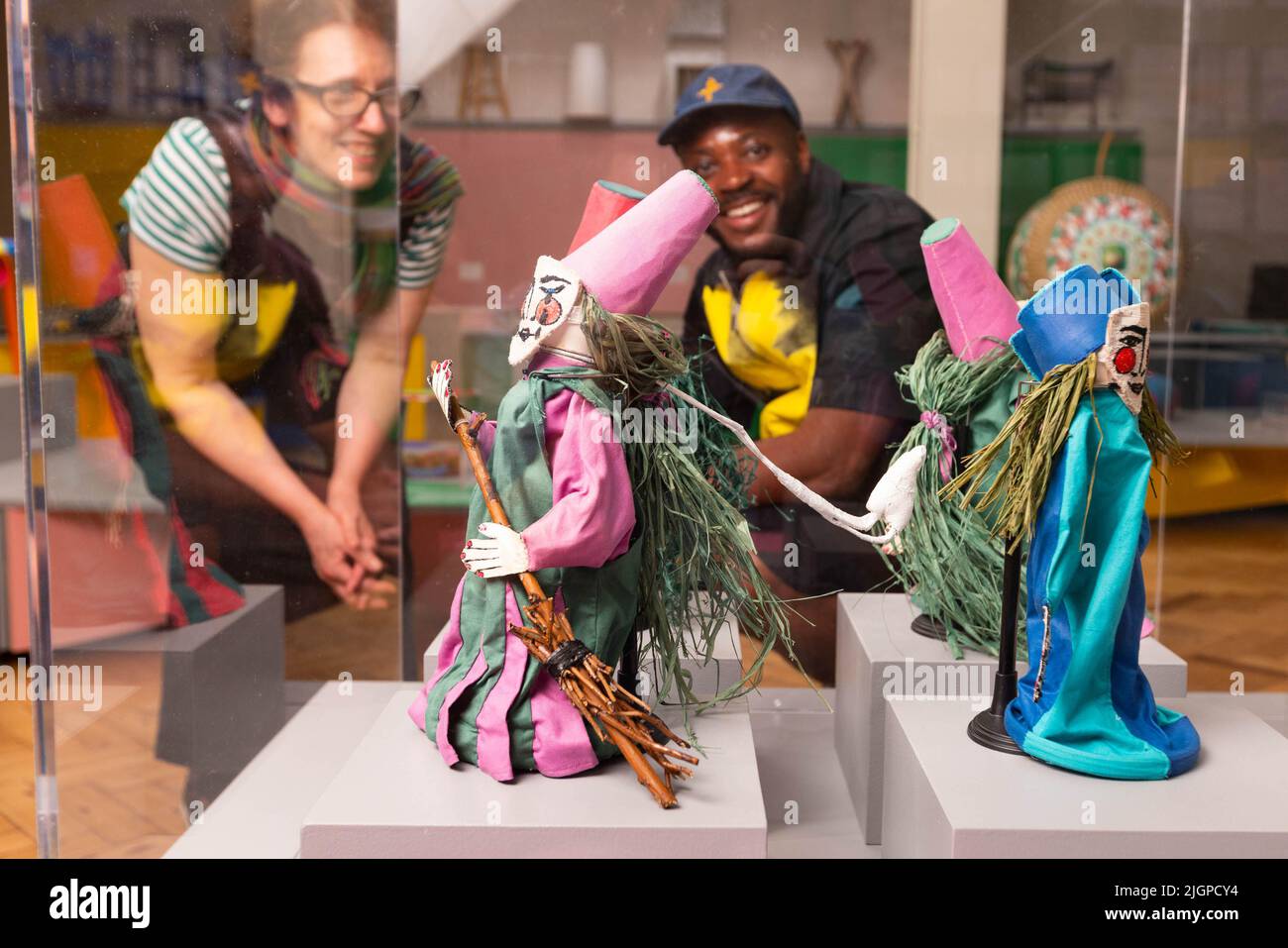 EDITORIAL USE ONLY Artist Yinka Ilori joins teacher Beverleigh Claypool ...