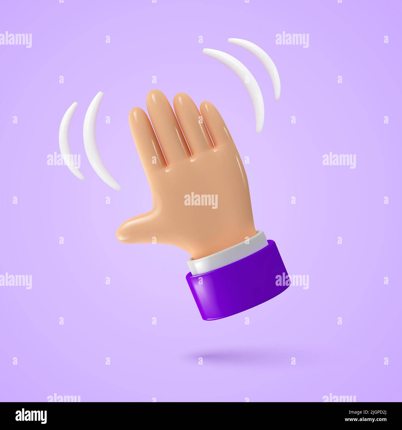 Waving hand emoji hi-res stock photography and images - Alamy